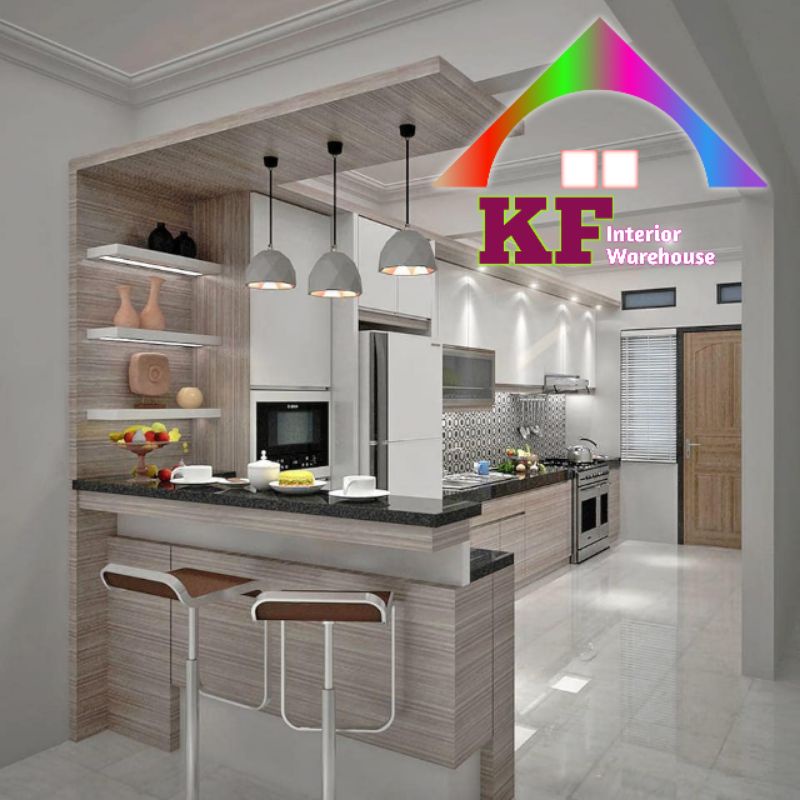 Jual KITCHEN SEET HPL CUSTOM / MINI BAR | Shopee Indonesia