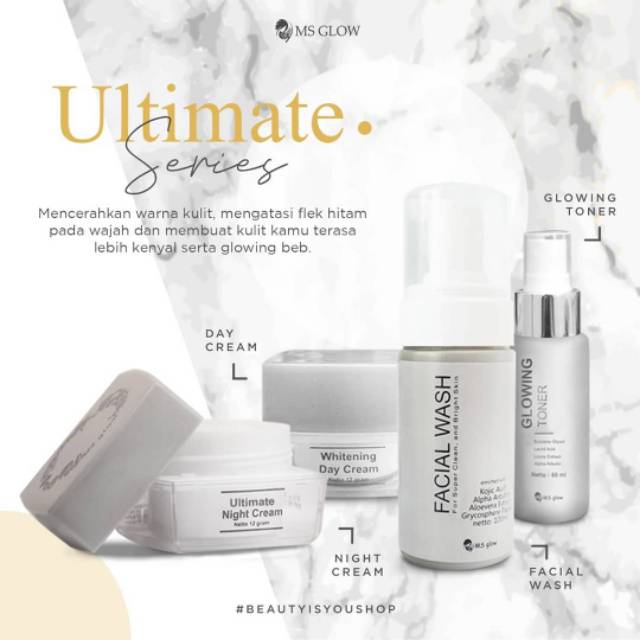 Jual paket ultimate MS GLOW | Shopee Indonesia