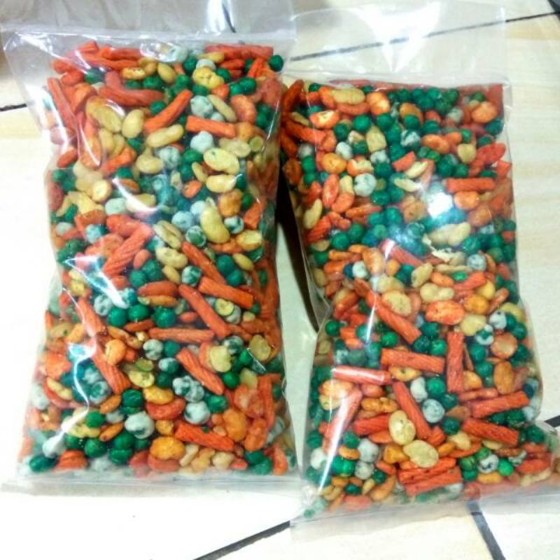 Jual Kacang Campur Mix Kacang Jaipong Mix Berat 1 Kg Snack Kiloan