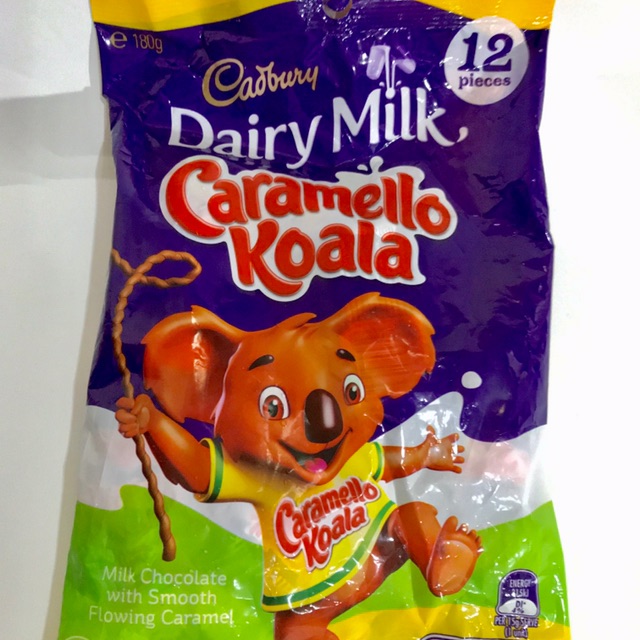 Jual Ori australia coklat cadbury dairy milk Caramello Koala Caramello ...