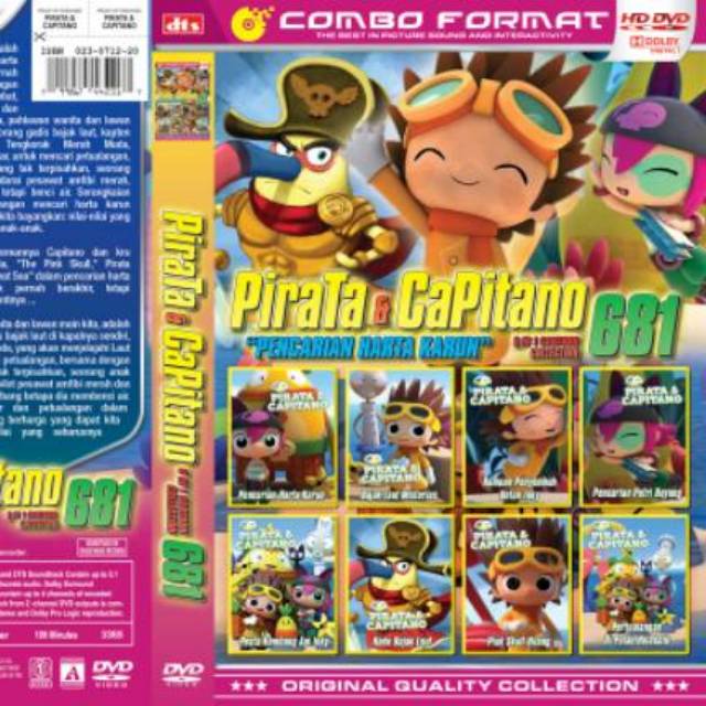 Jual Kaset Film Anak Kartun Animasi Terbaru Pirata Capitano Collection Bahasa Indonesia | Shopee ...