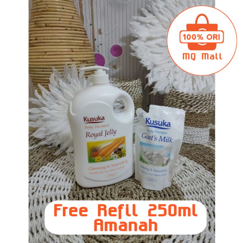Jual Sabun Mandi Royal Jelly 2000ml Free Refil 250ml | Shopee Indonesia