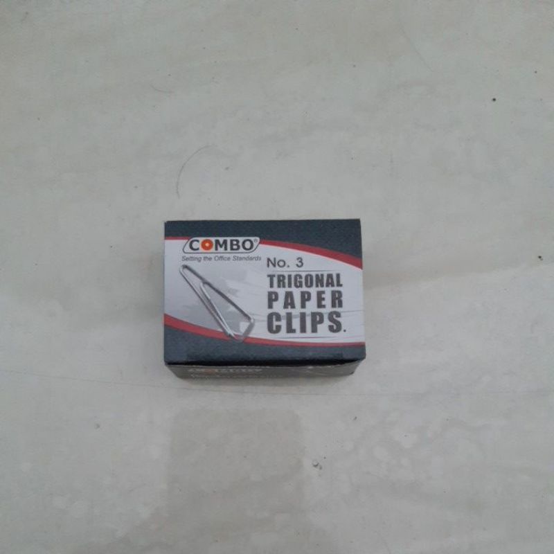 Jual trigonal clip joyko no 3 / trigonal clips / clip no 3 / clip kecil ...