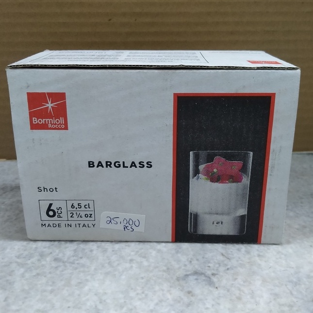 Jual BORMIOLI ROCCO novecento shot bartender specific barware 7.7cl / 2 ...
