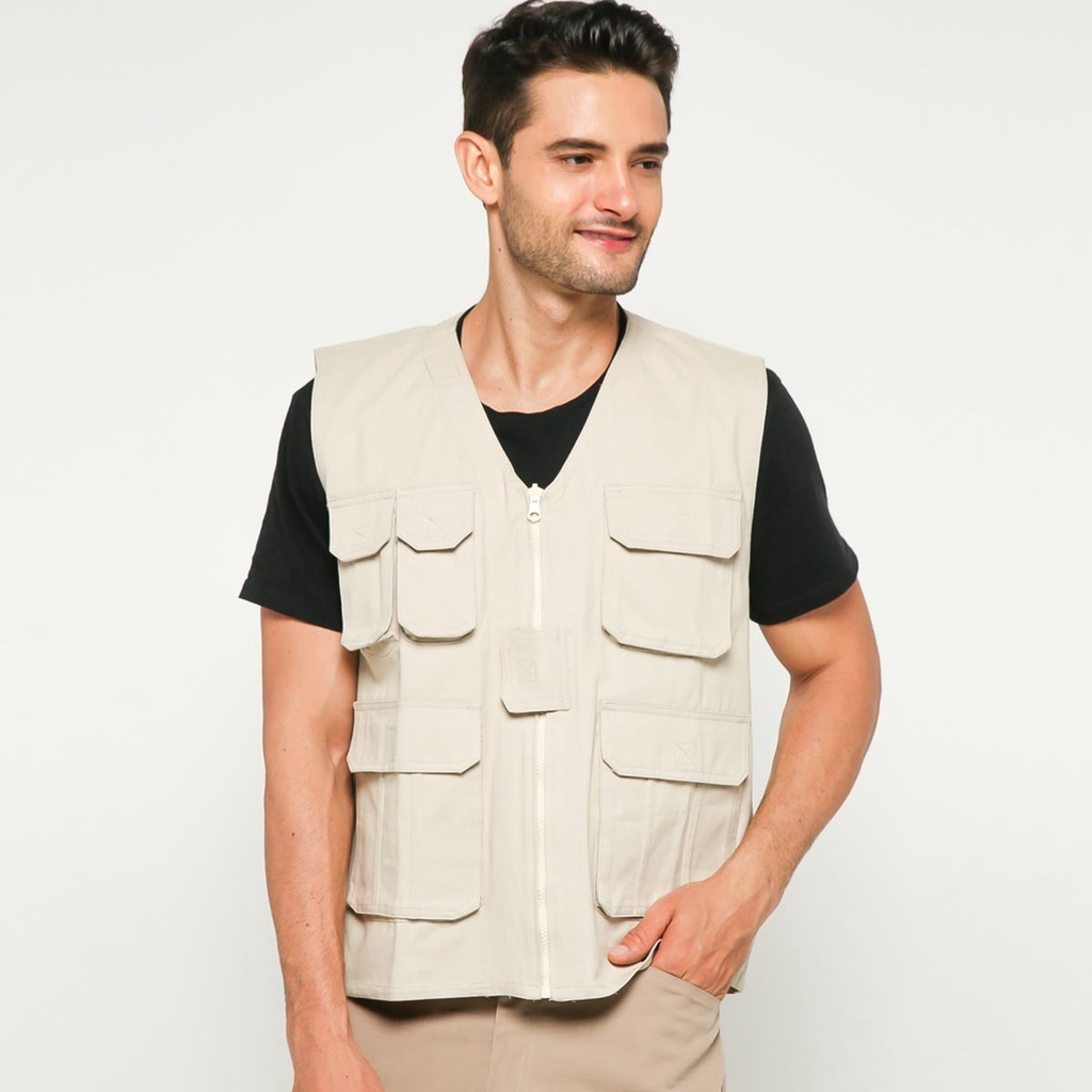 Jual WAISTCOAT BIKERS MOTORCYCLE WARNA NAVY BLUE | VEST MOTOR TOURING ...