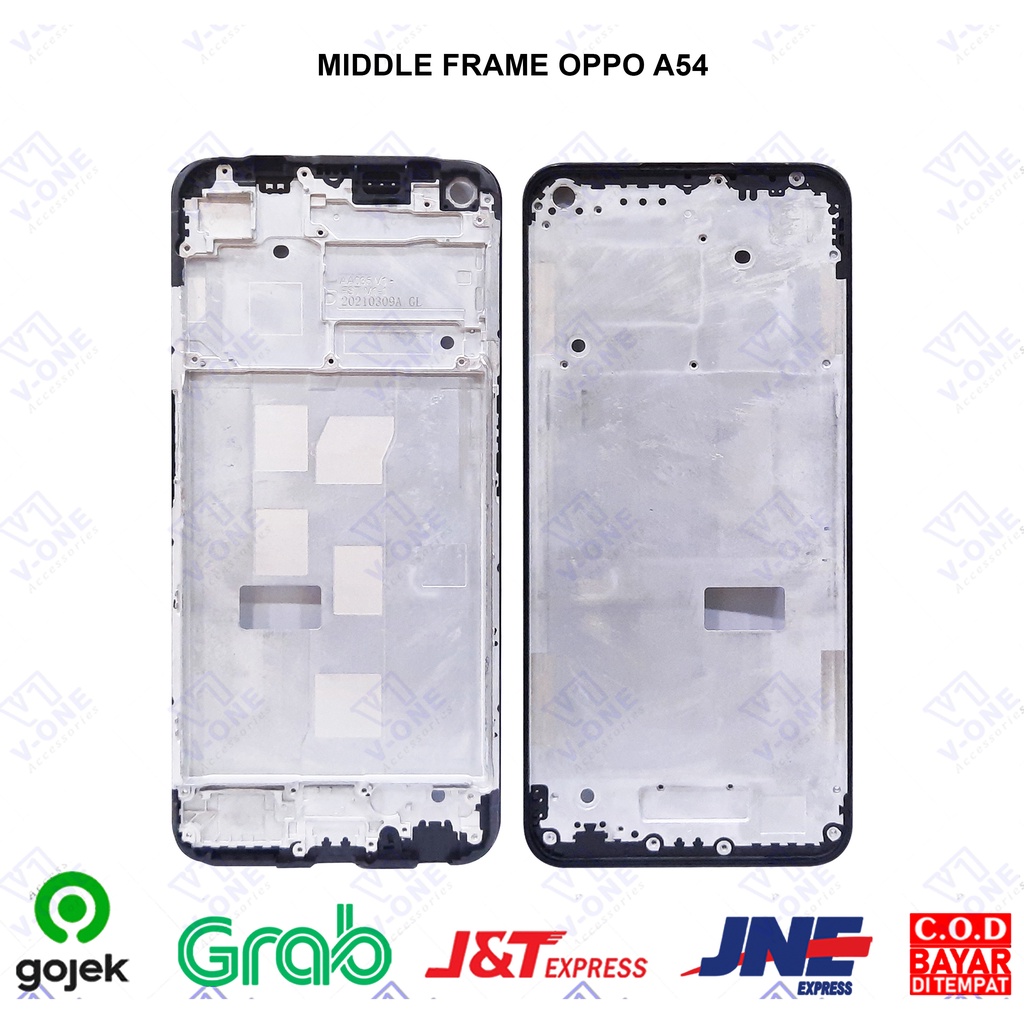 Jual TULANG TENGAH / MIDDLE FRAME / DUDUKAN LCD OPPO A54 4G/A55 4G ...