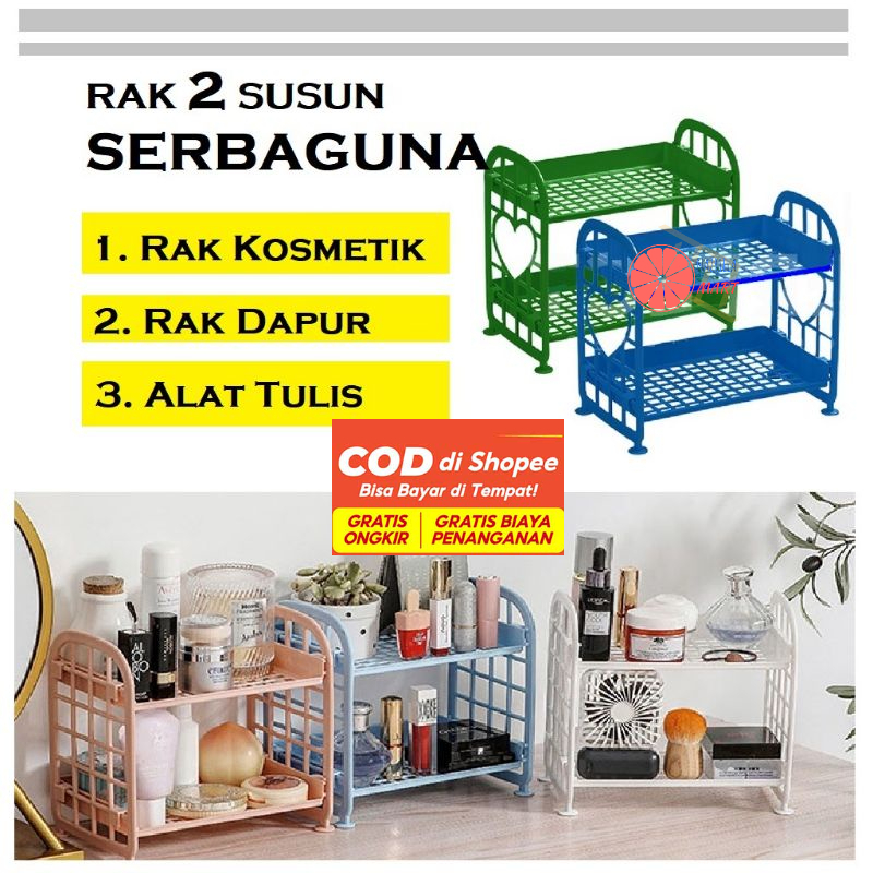Jual Rak Bumbu Rak 3 susun Rak Mini Plastik Rak Segi Kecil Murah ...