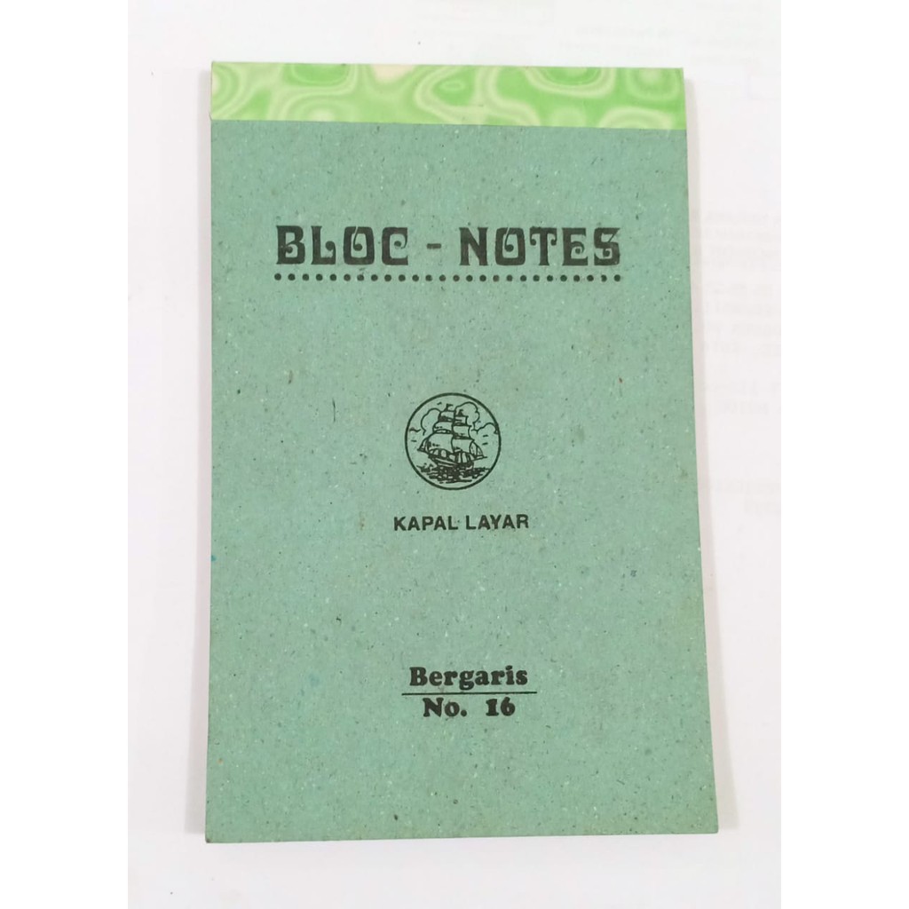 Jual Notes Block Note Kapal Layar Garis No. 7 dan 16 Buku Catatan ...