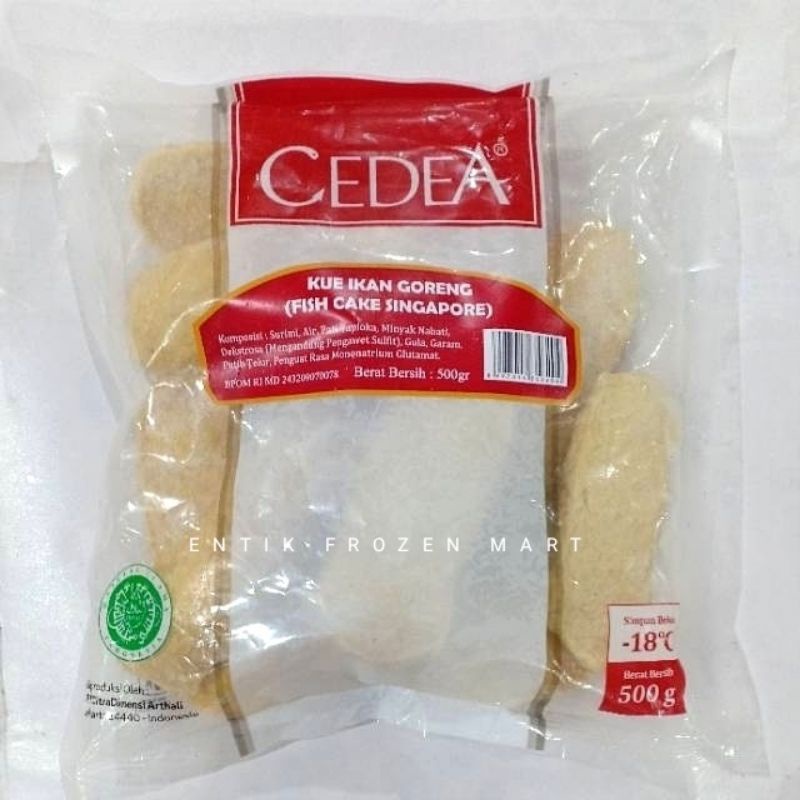 Jual Cedea Fish Cake Singapore / Kue Ikan Goreng 500gr | Shopee Indonesia