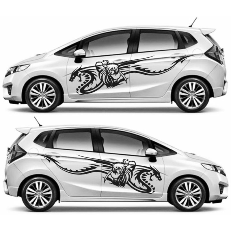 Jual sticker cutting samurai naga | Shopee Indonesia