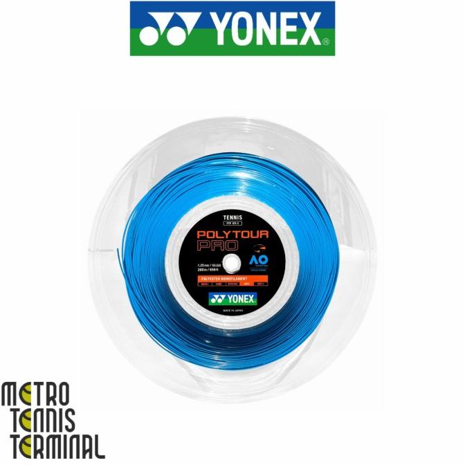 Jual Yonex Poly Tour Pro 200m Reel Blue ( Senar Raket Tenis ) | Shopee Indonesia