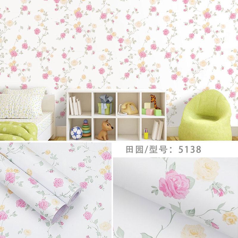 Jual WALLPAPER DINDING ukuran 45 cm x 10 M Motif BUNGA PINK OREN ORANGE | Shopee Indonesia