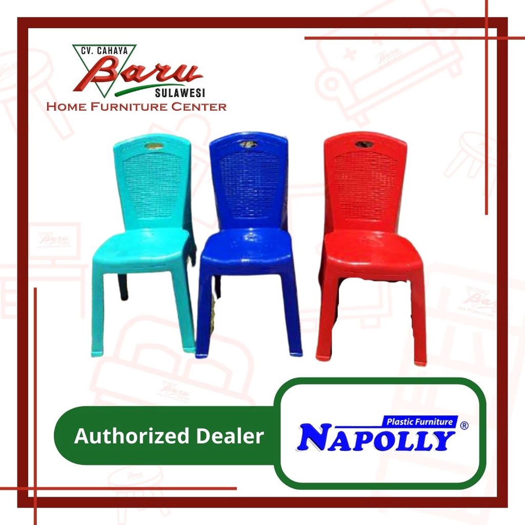 Jual Kursi Plastik Napolly 211- KHUSUS MAKASSAR | Shopee Indonesia