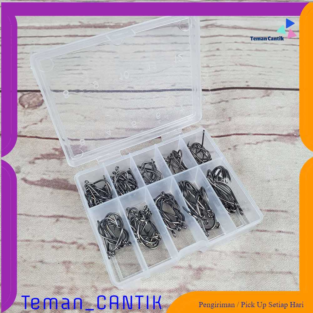 Jual TC-IFA TaffSPORT Kail Pancing Fishing Hook Tackle No 3-12 Set 100 PCS - 94151-BE | Shopee ...