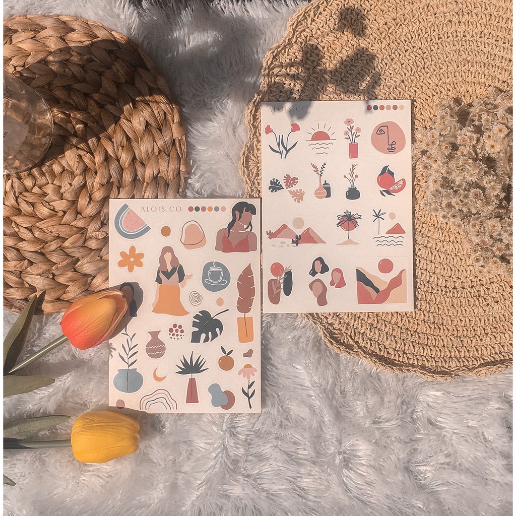 Jual AESTHETIC STICKER VOL.1 | Shopee Indonesia