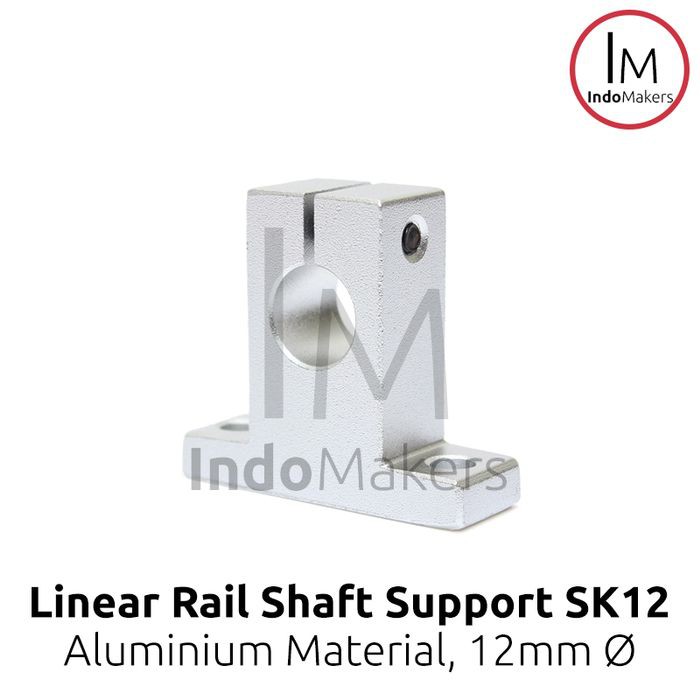 Jual SK12 12mm Linear Rail Shaft Support High Quality Aluminium ...