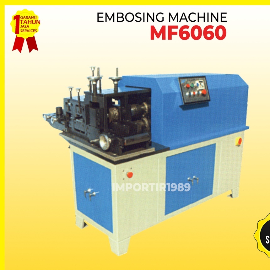 Jual Mesin Embos Plat Logam Embossing Otomatis Steel Machine 2"x3/8 ...