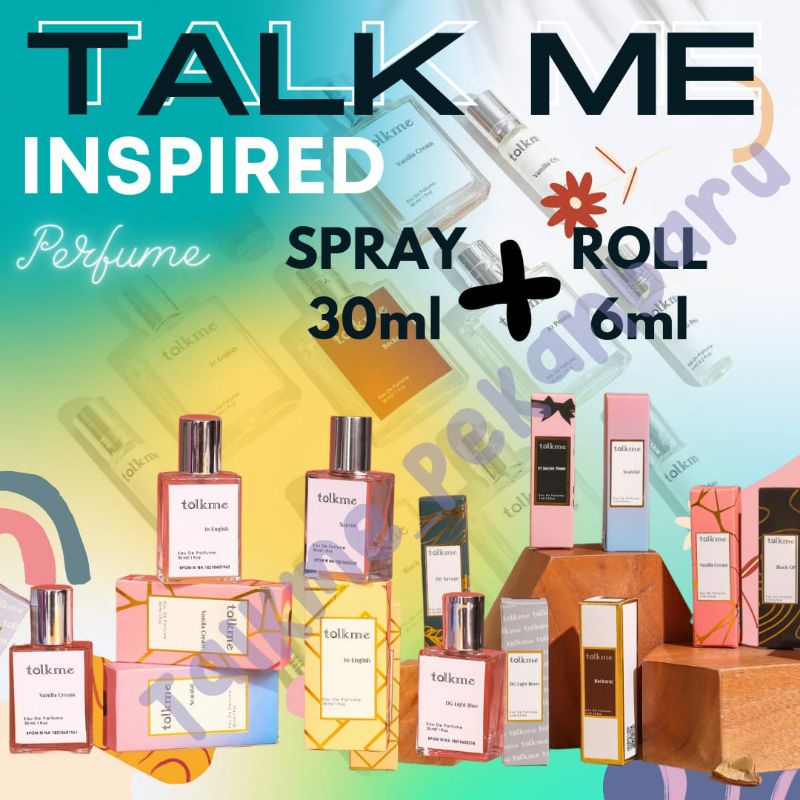 Jual Paket Parfum Roll + Spray Talk Me - Sudah Registrasi BPOM - Aroma ...