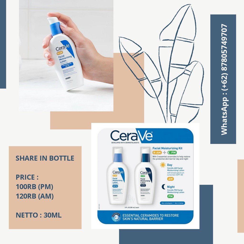 Jual Cerave facial moisturizing lotion | Shopee Indonesia