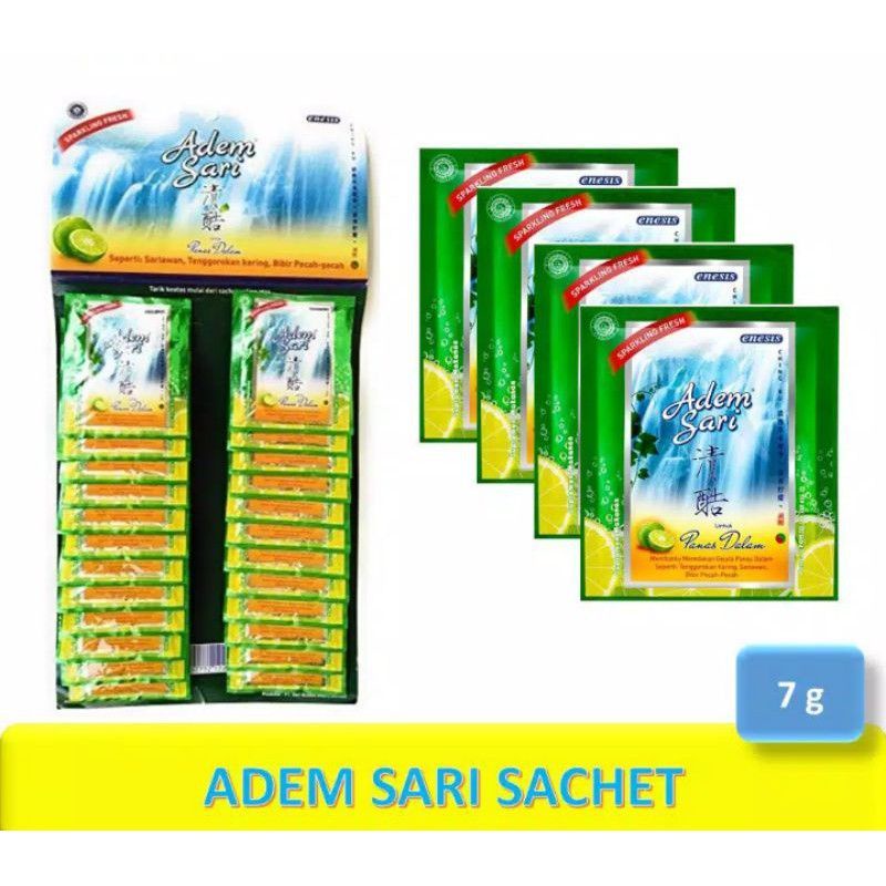 Jual ADEM SARI Sachet 7 gr (1 pak isi 24 pcs) | Shopee Indonesia