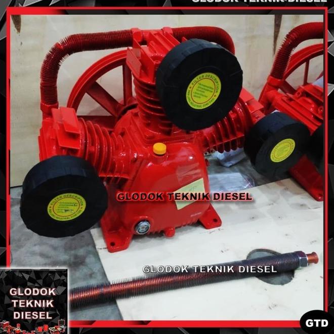 Jual Kepala Kompresor 5 Hp / Bare Compressor Headpump Air Compressor 5 ...