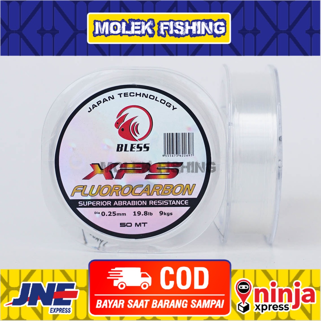 Jual Senar Leader XPS Bless Fluorocarbon Made in Japan Panjang 50Meter | Shopee Indonesia