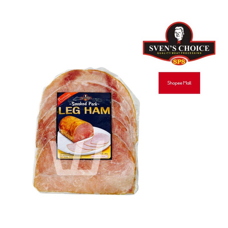 Jual Svens Choice Daging Ham Smoked Pork Leg Ham Daging Asap | Shopee ...