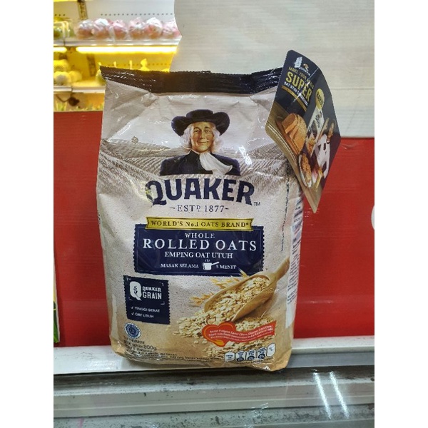 Jual Quaker Whole Rolled Oats 800gr | Shopee Indonesia