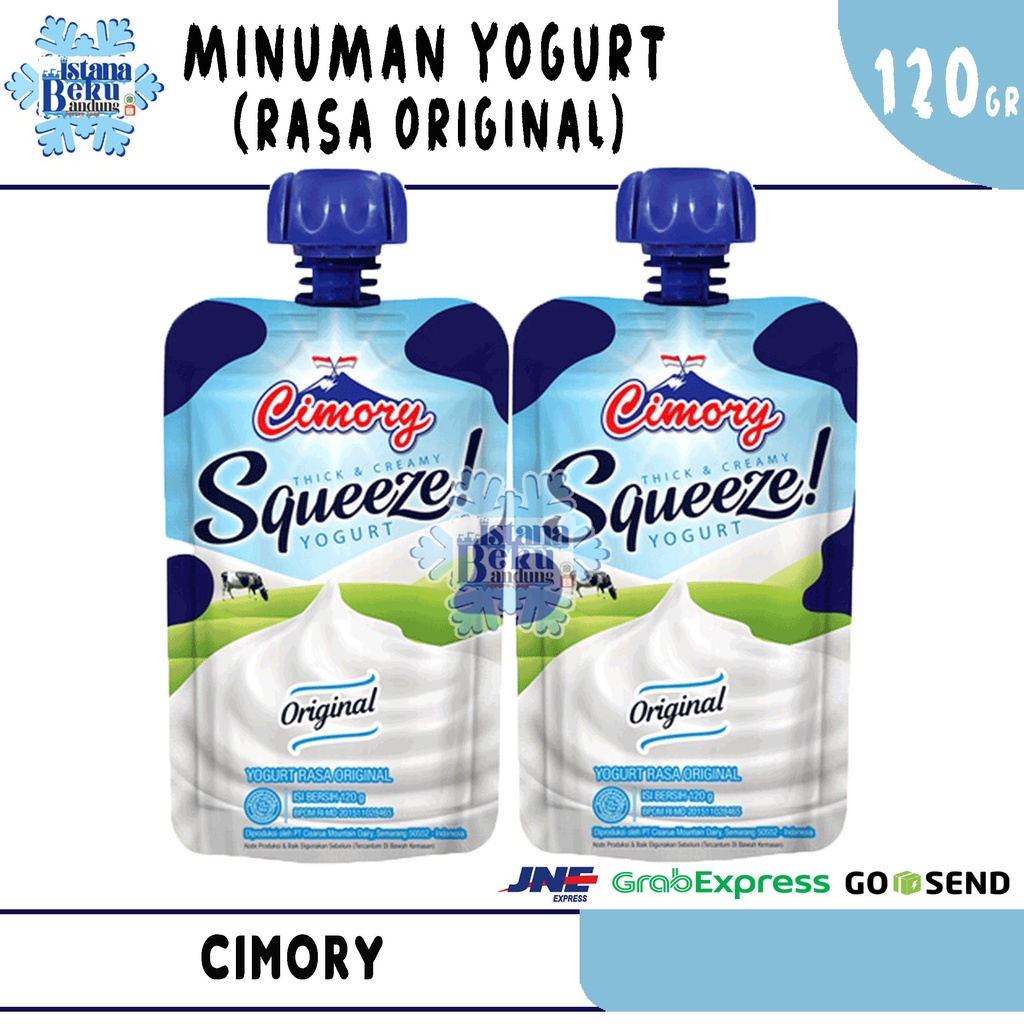 Jual Cimory Squeeze Yogurt Original 120gr | Shopee Indonesia