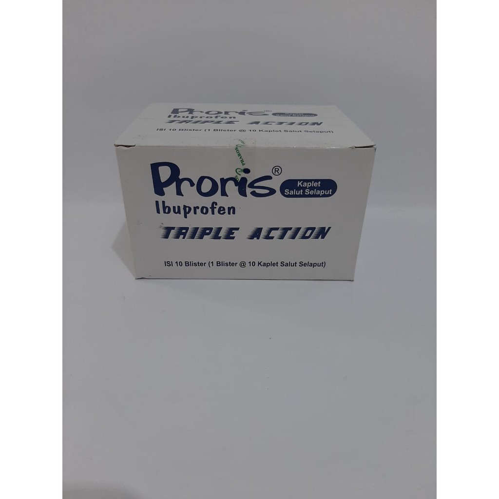Jual Proris 200 Mg Putih (1 Box = 10 Strip = 100 pcs) | Shopee Indonesia