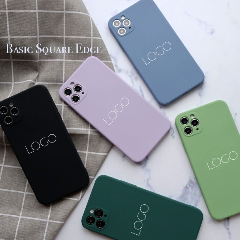 Jual SQUARE EDGE CASE - SOFTCASE IPHONE 6 6S 6+ 6S+ 7 8 7+ 8+ X XS XR ...