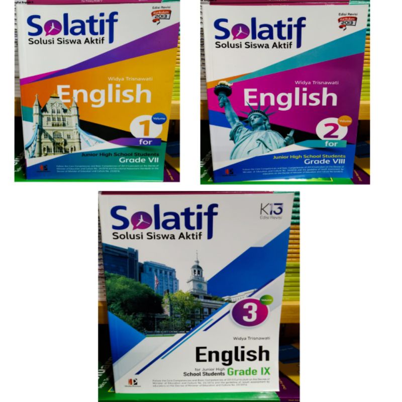 Jual Solatif Solusi Siswa Aktif Bahasa Inggris Kelas 9 SMP K13 Revisi ...