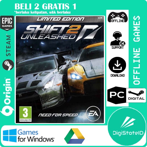 Jual Need for Speed Shift 2 Unleashed Limited Edition - Game PC | Shopee Indonesia