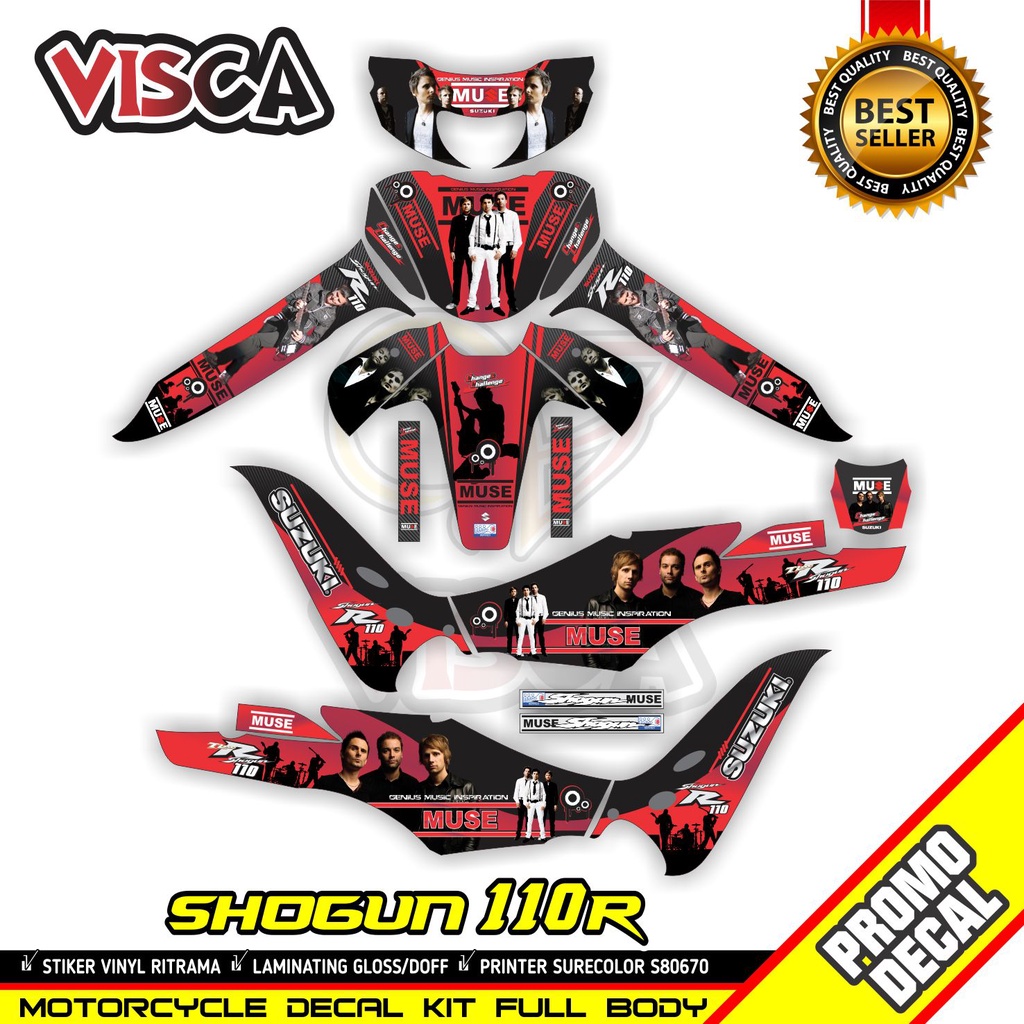 Jual Decal Shogun 110 R Full Body Stiker Shogun 110 R Full Body ...