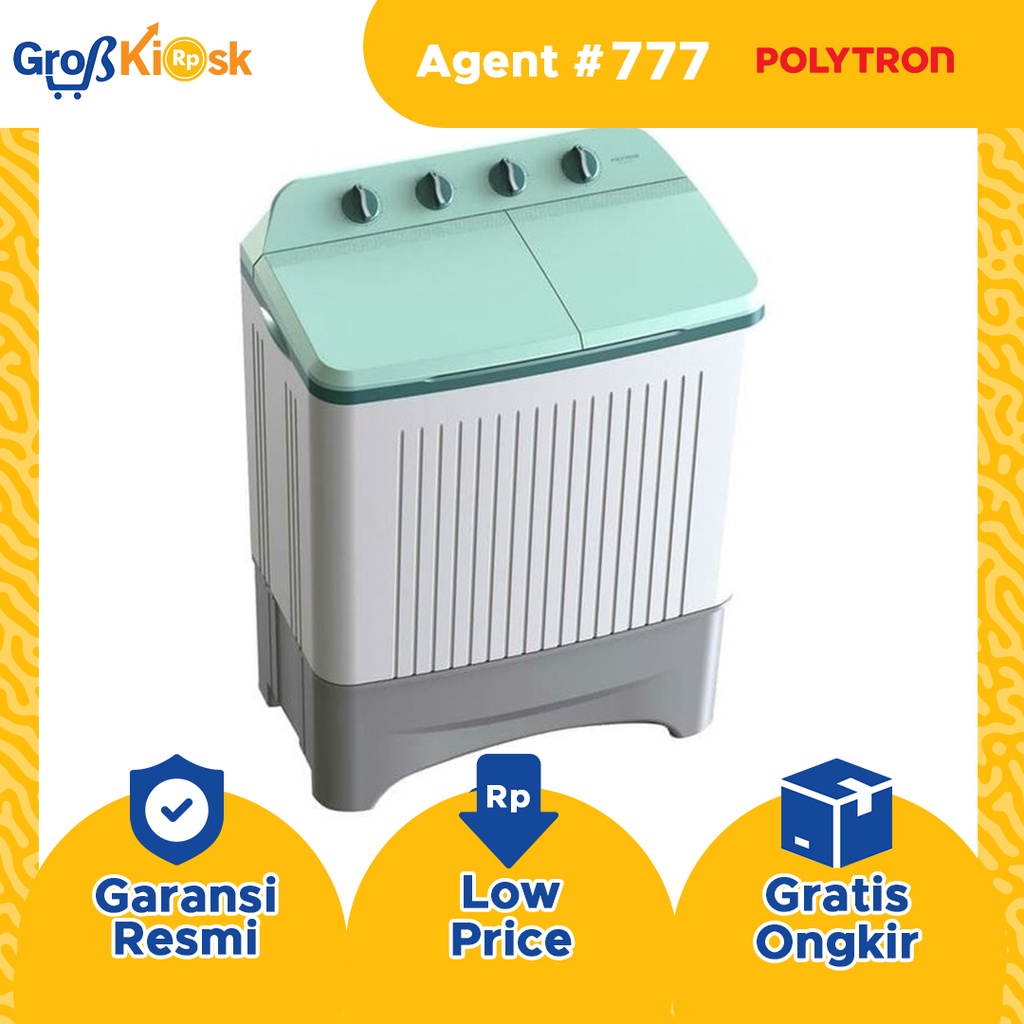 Jual MESIN CUCI 2 TABUNG 9KG POLYTRON PWM 9366 / PWM-9366 | Shopee ...