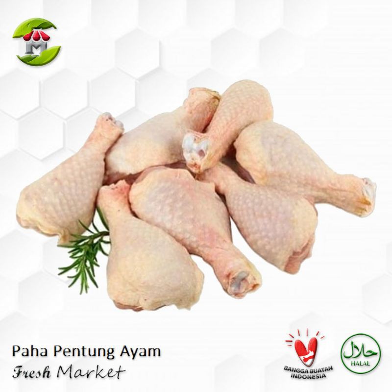 Jual [DEPOK] Paha Pentung Drumstick Ayam Pack 950gr - 1kg | Shopee ...