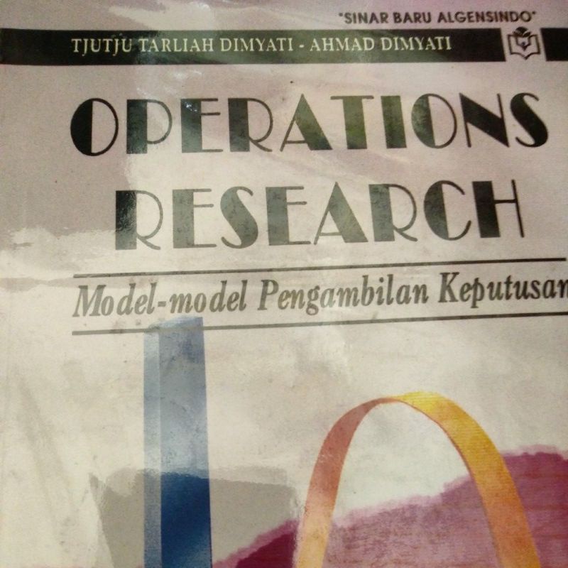 Jual operations research model pengambilan keputusan Tjutju tarliah ...