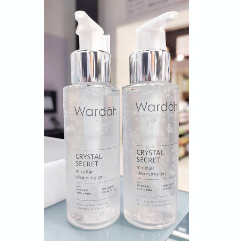 Jual Wardah Crystal Secret Micellar Cleansing Gel 95ml | Shopee Indonesia