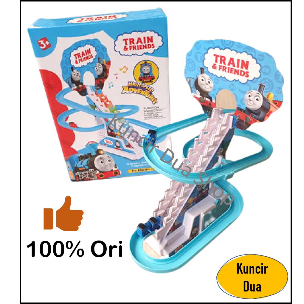 Jual MAINAN SLIDE TANGGA SELUNCUR KARAKTER THOMAS, HELLOKITTY ,DORAEMON ...