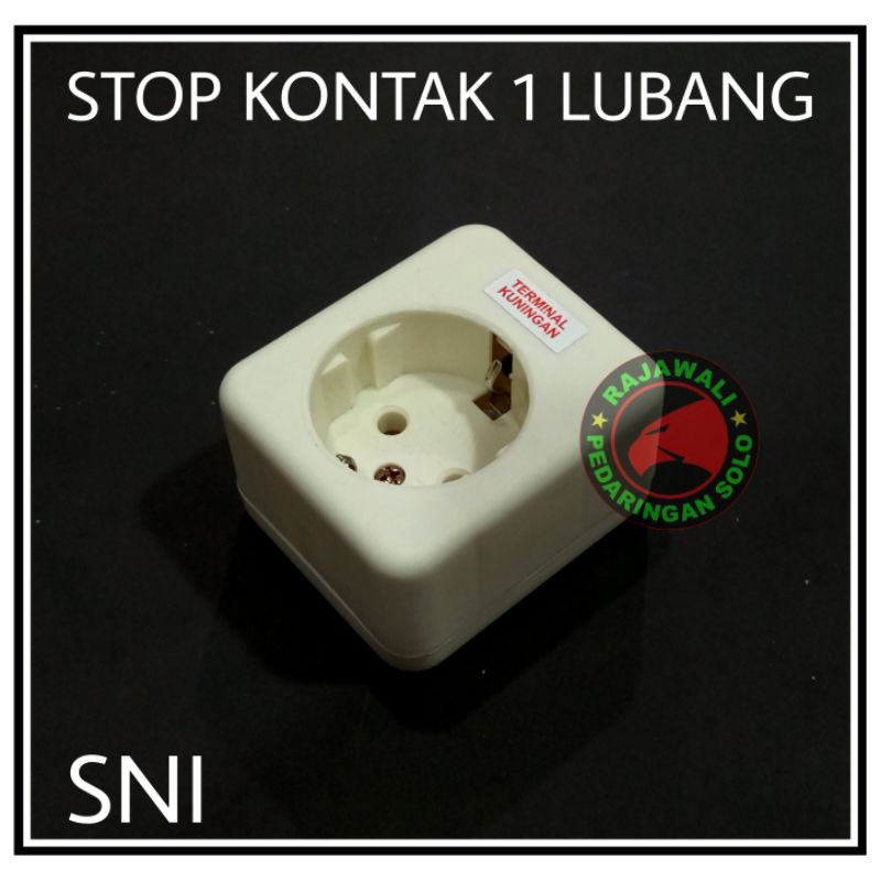 Jual STOP KONTAK 1 LUBANG TERMINAL STOPKONTAK OUTBOW STOP KONTAK OB ...