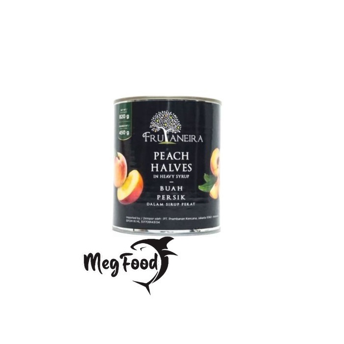 Jual PEACH HALVES KALENG/BUAH PEACH FRUTANEIRA 820 GRAM | Shopee Indonesia