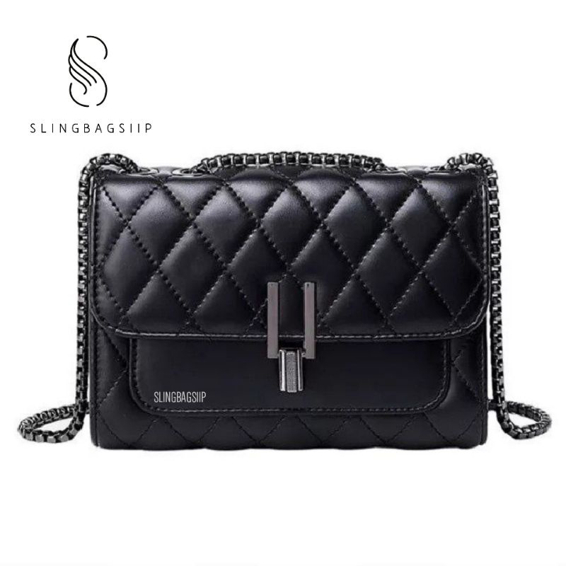 Jual Tas Selempang Wanita PREMIUM VALERIE BAG - Sling Bag Wanita Shoulder Bag Model Rantai ...