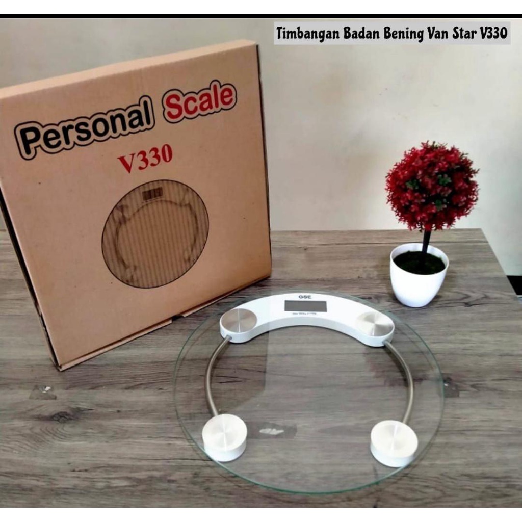 Jual Timbangan Badan Digital Bening Bulat Kaca Digital Body Scale ...