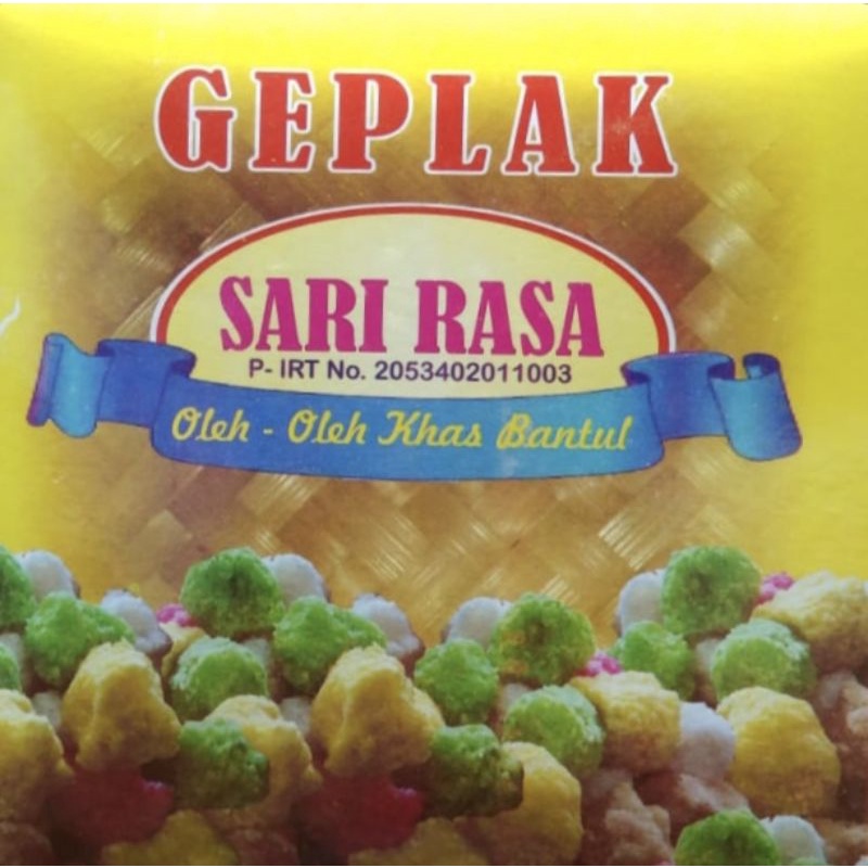 Jual Geplak Bantul Asli / Oleh Oleh Jogja / SarirasaOlehOleh kemasan ...
