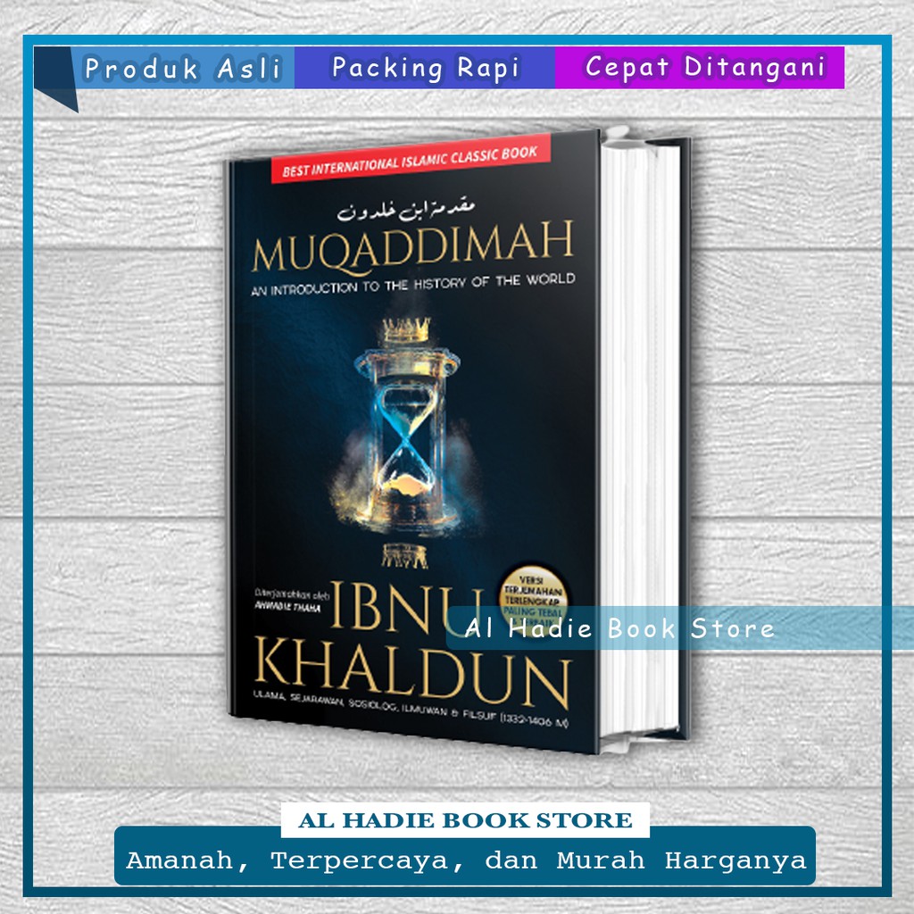 Jual Buku MUQADDIMAH IBNU KHALDUN / MUQODDIMAH IBNU KHALDUN Membahas ...