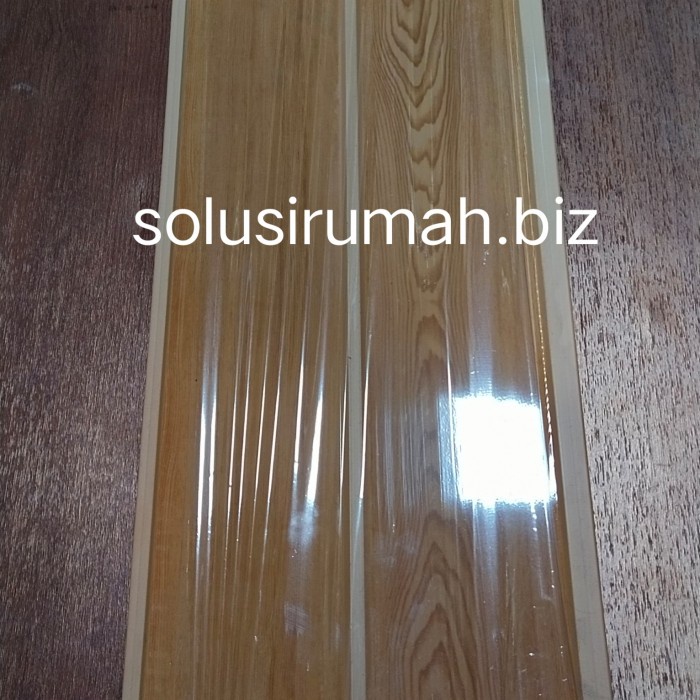 Jual plafon pvc motif kayu 200mm x 950mm x 8mm or 95cm plastik panel ...