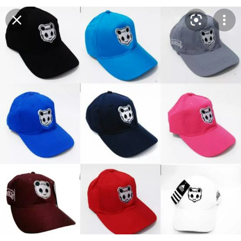 Jual topi kickout panda belakang besi banyak warna murah | Shopee Indonesia