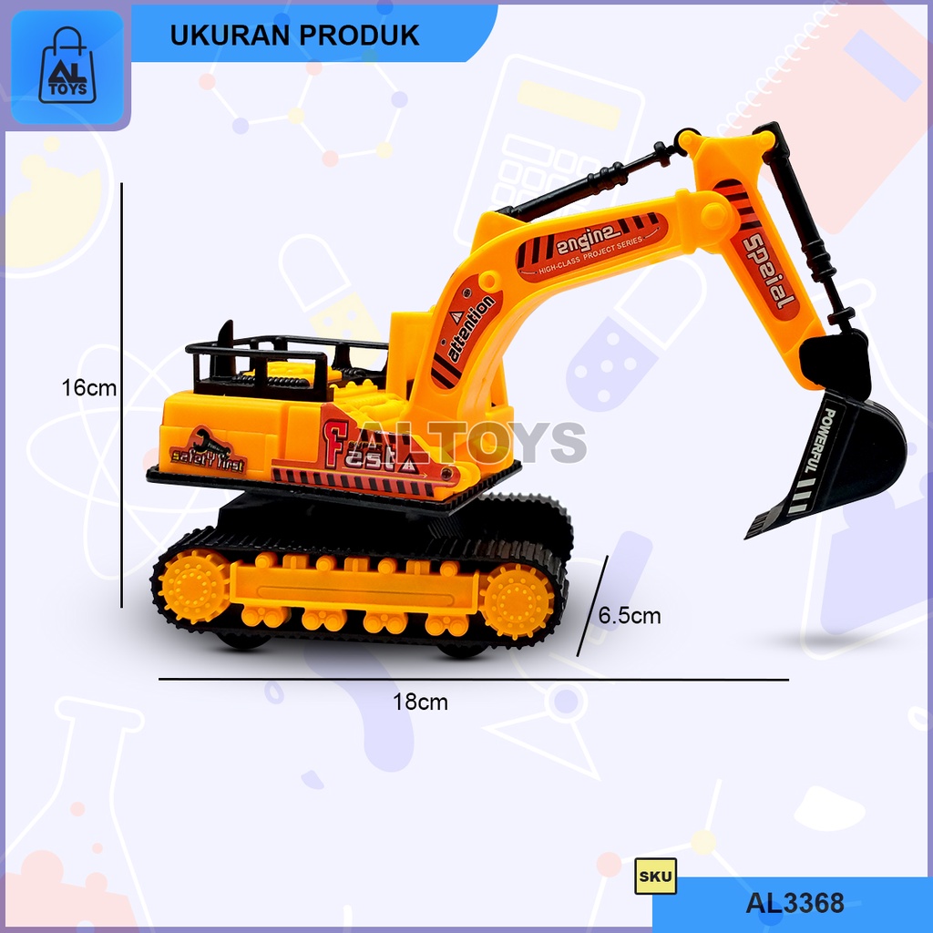 Jual Mainan Mobil Kontruksi Exsavator Tronton Bego Truck Murah MAINAN ...