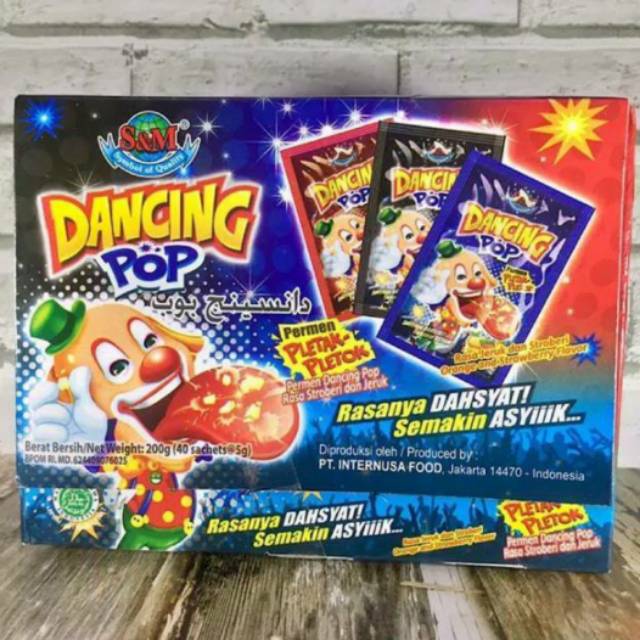 Jual Permen Dancing Pop 1pack / permen jadul / permen lawas / permen ...