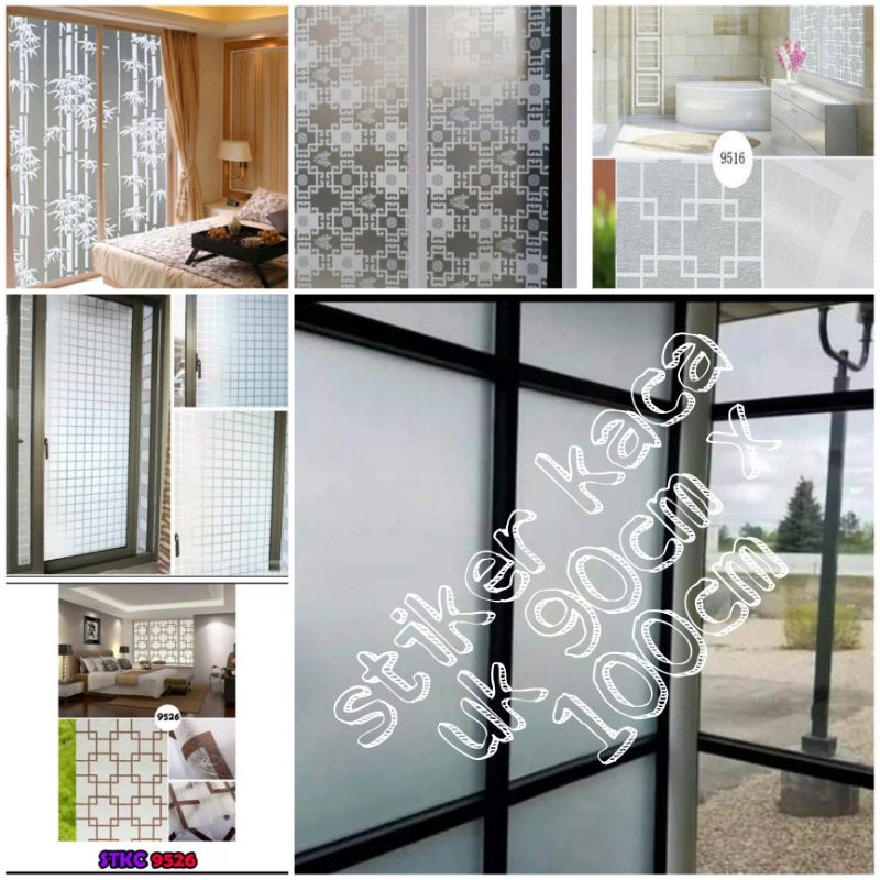 Jual stiker kaca jendela dan pintu motif uk 90cm | Shopee Indonesia